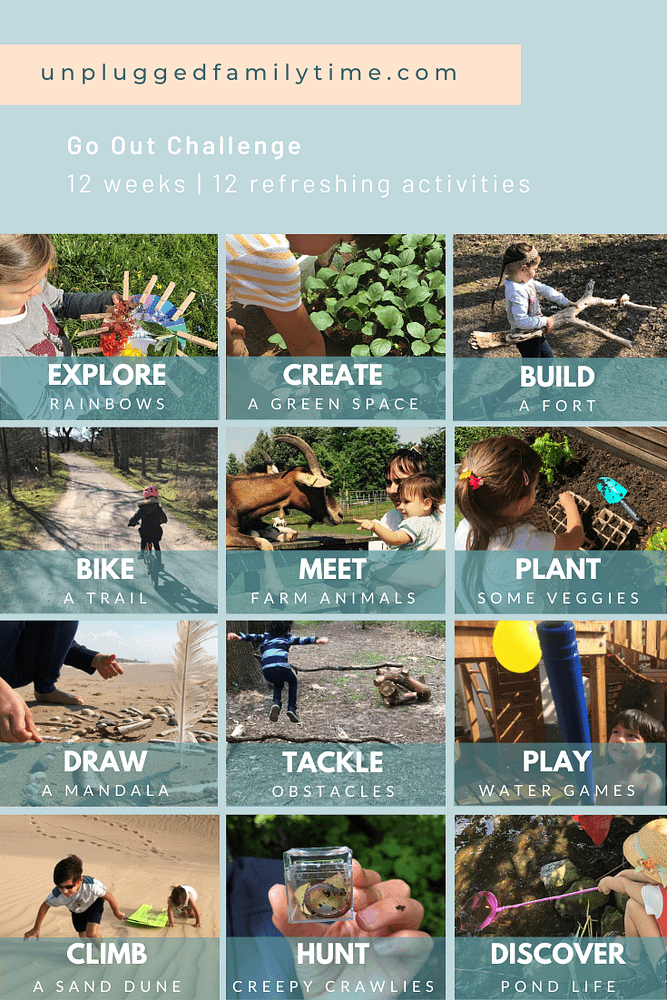 Outside Kids Challenge | 12 Weeks | 12 Refreshing Activities